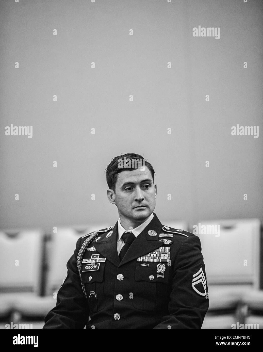 U.S. Army Staff Sgt. Devon Simpson, assigned to the U.S. Army Special ...