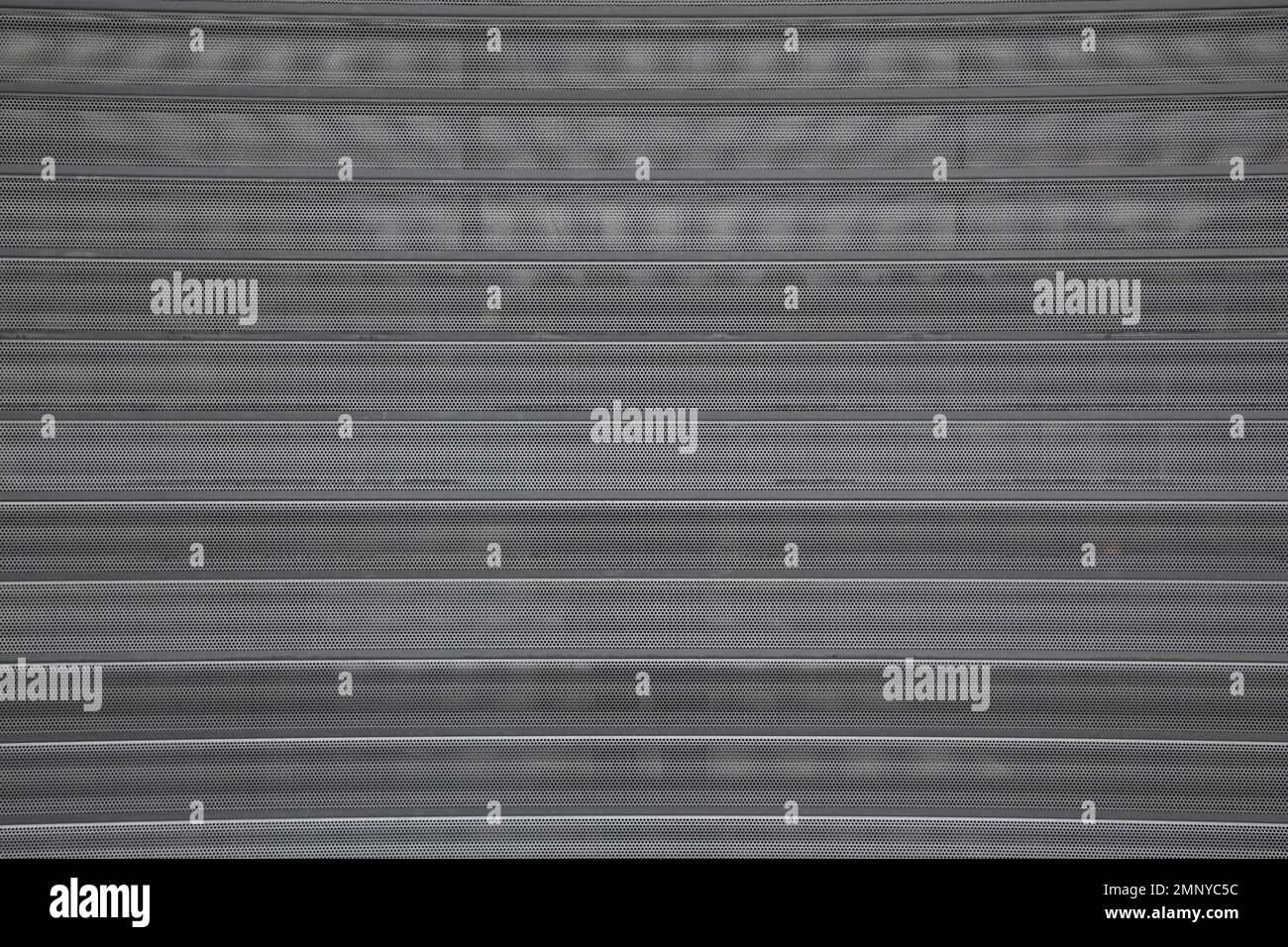 grey steel texture metallic shutter curtain background top view metal ...