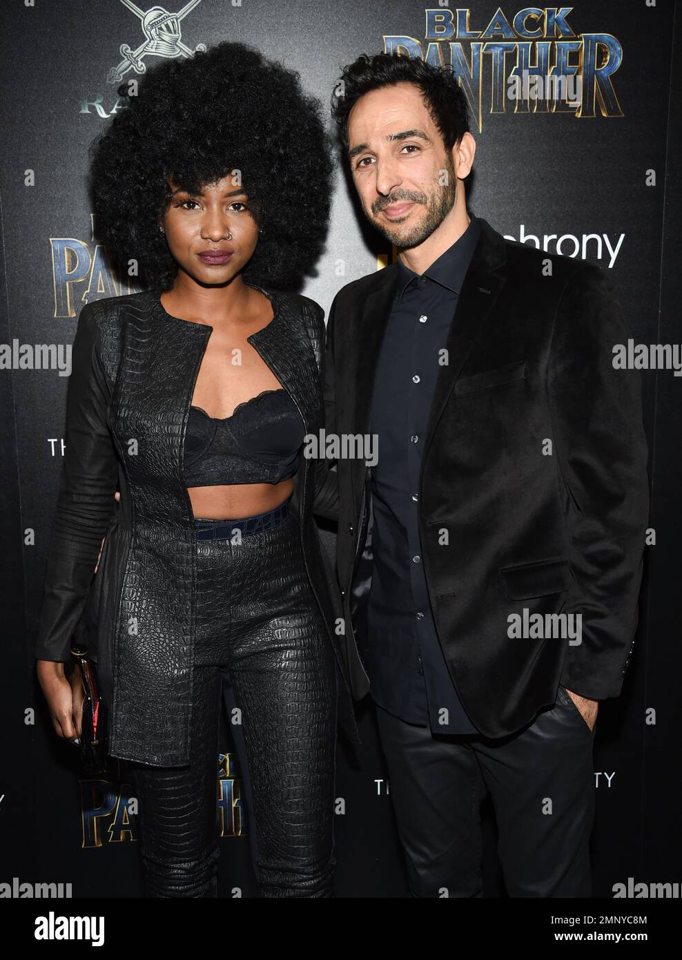 Actor Amir Arison, right, and Ornella Suad attend a special screening ...