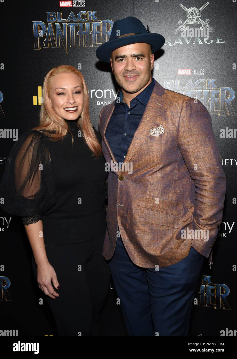 Christopher Jackson attends a special screening of "Black Panther" at ...