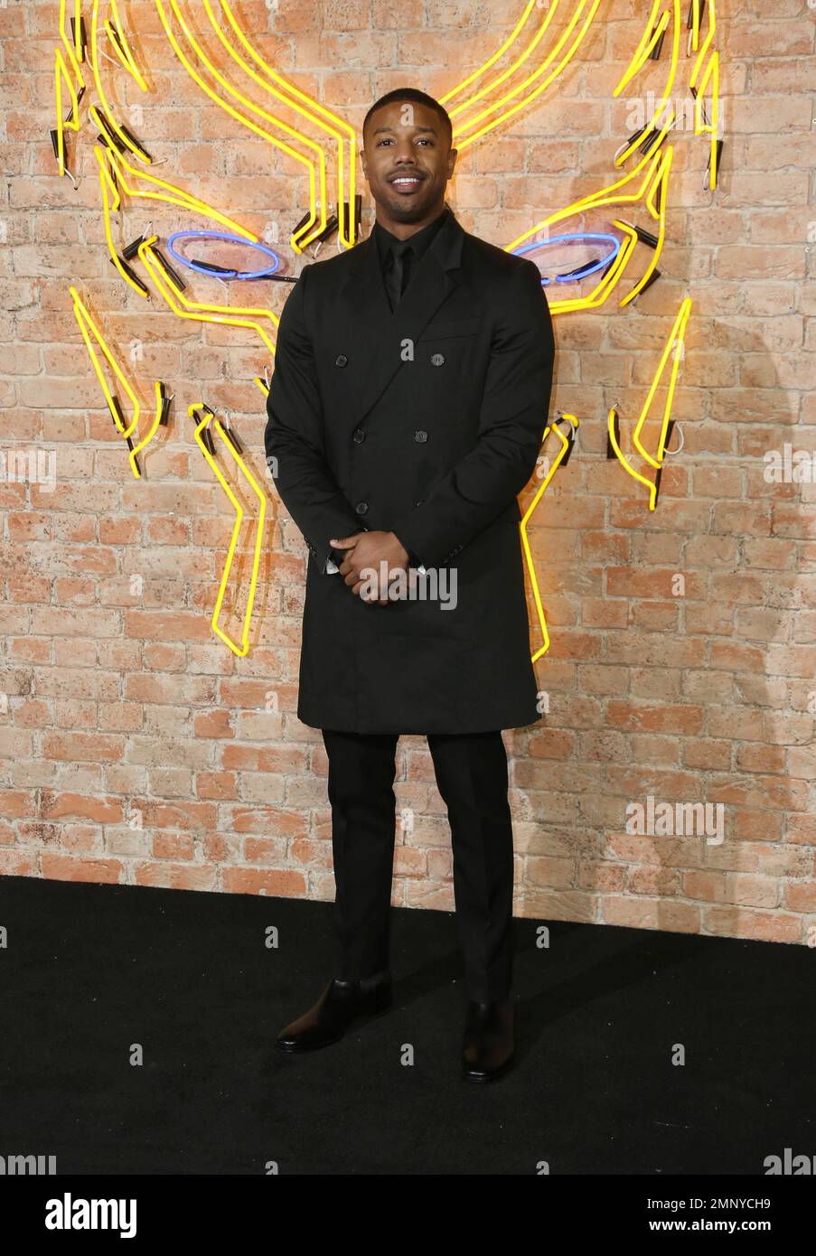 Actor Michael B. Jordan poses for photographers upon arrival at the ...