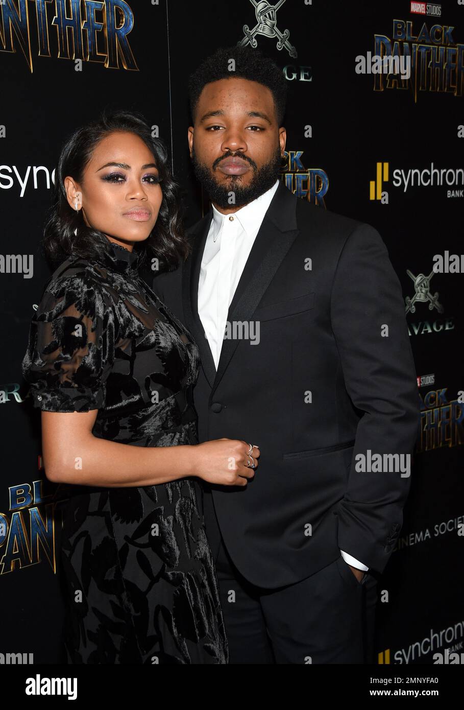 Director Ryan Coogler and wife Zinzi Evans attend a special screening ...