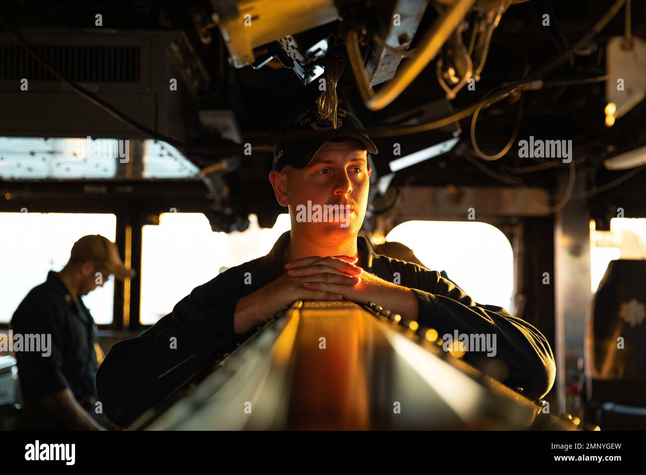 221007-N-LK647-0156 ATLANTIC OCEAN—Boatswain’s Mate 3rd Class Shawn ...