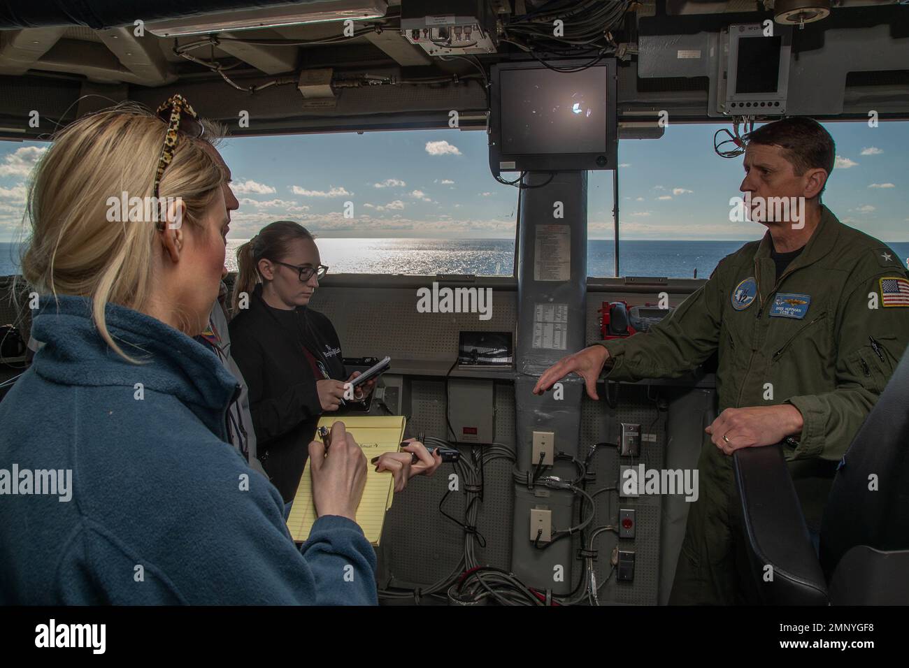 Rear Adm. Greg Huffman, commander, Carrier Strike Group (CSG) 12 ...