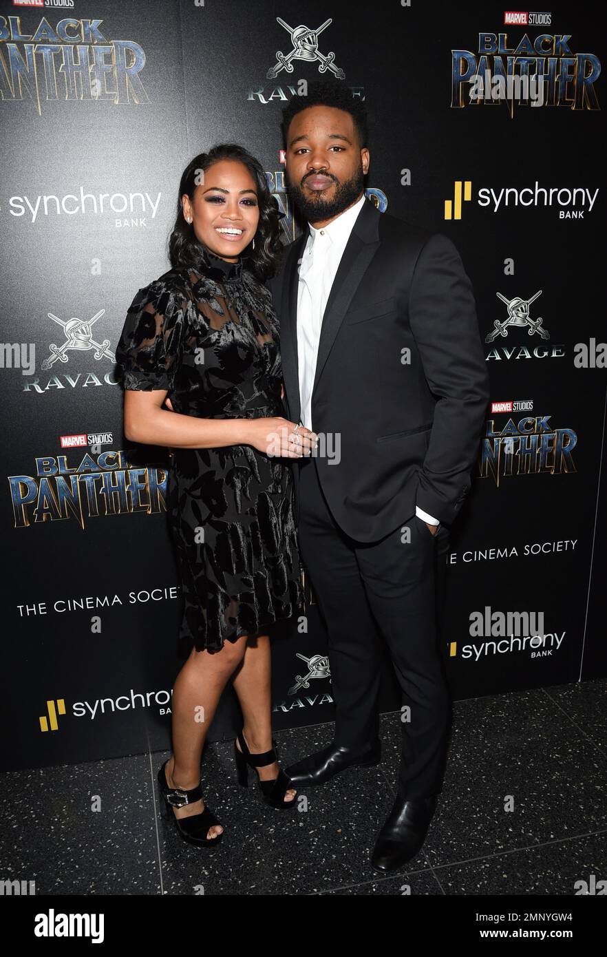 Director Ryan Coogler and wife Zinzi Evans attend a special screening ...