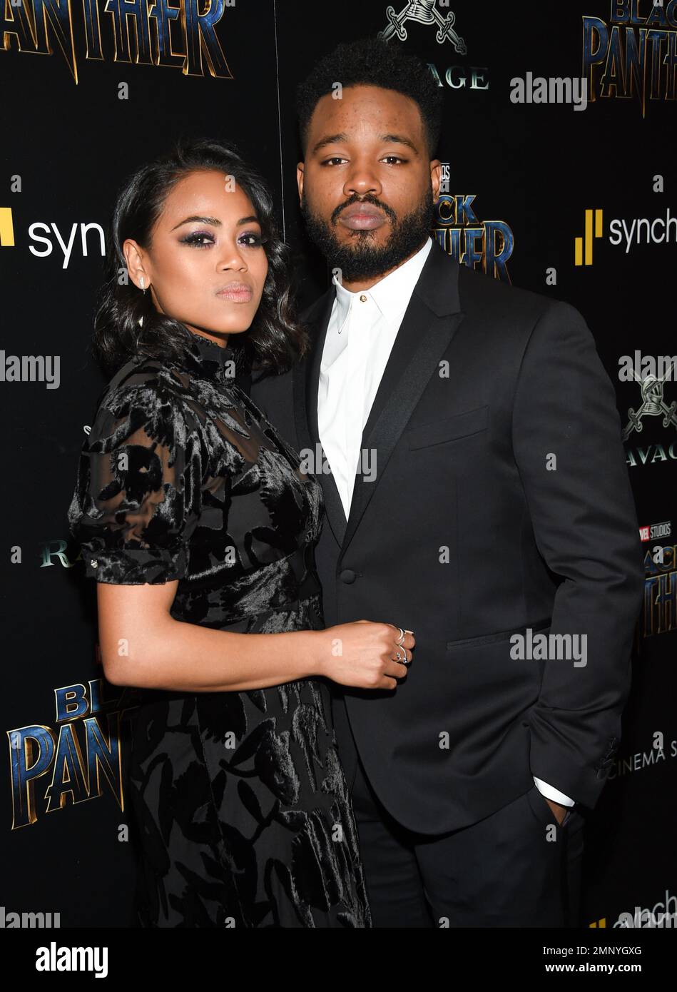 Director Ryan Coogler and wife Zinzi Evans attend a special screening ...