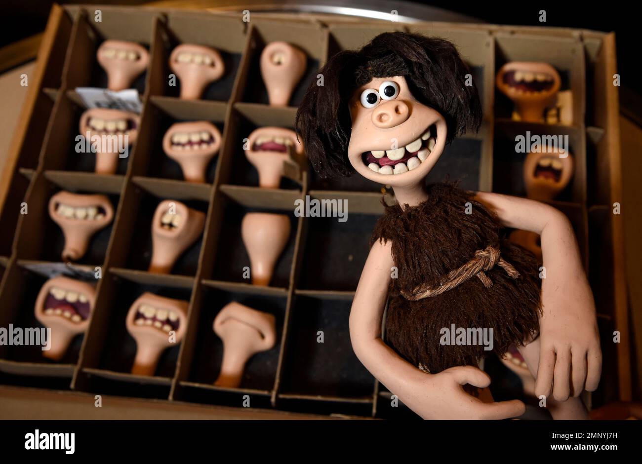 This Feb. 8, 2018 photo shows a puppet character named Dug, voiced by ...