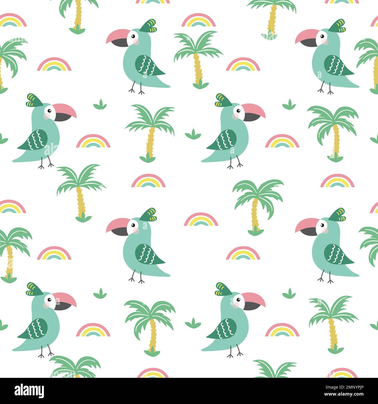 Background wallpaper pattern birds Stock Vector Images - Alamy