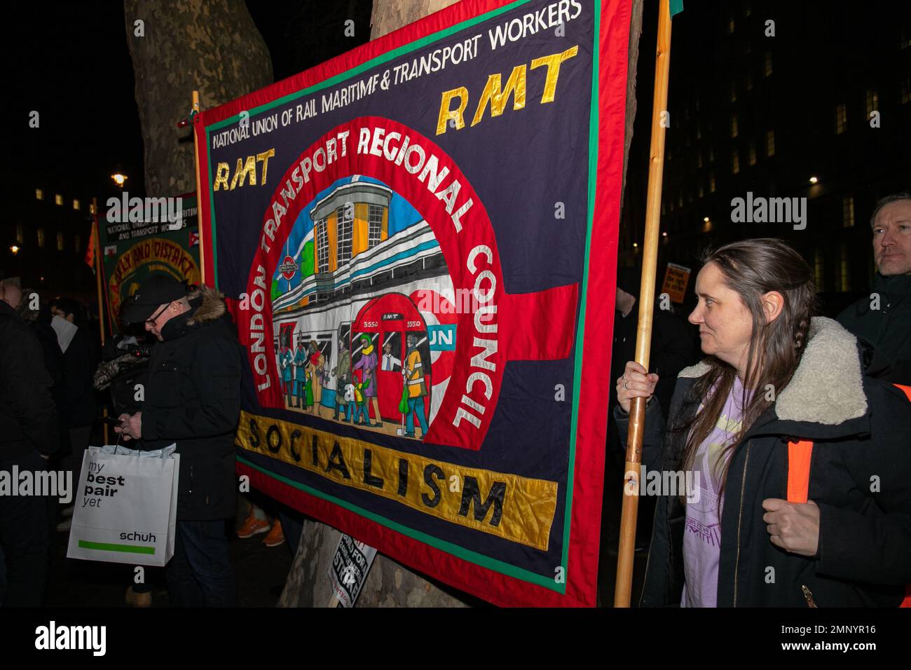 London, England, UK 30 January 2023 Defend the Right to strike protest ...