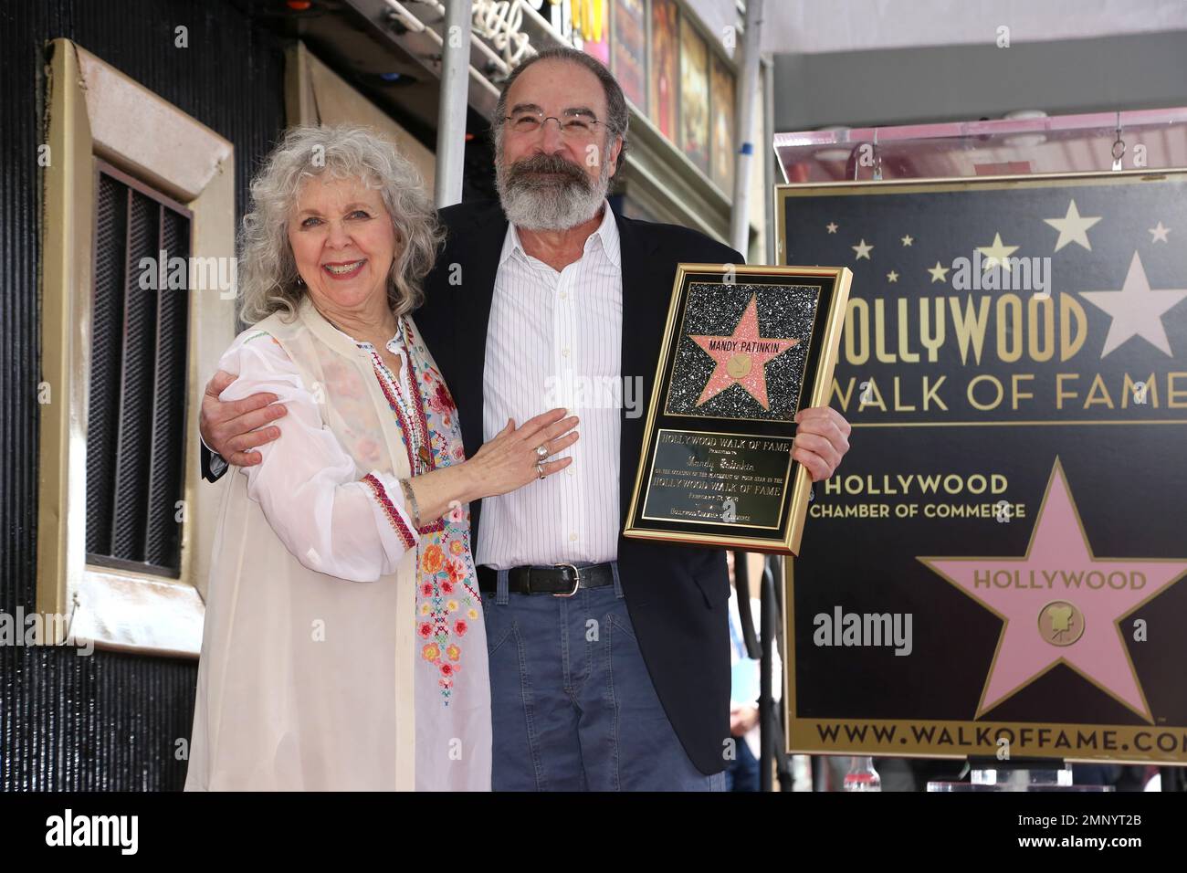 Mandy Patinkin, right, and his wife Kathryn Grody pose for a photo ...