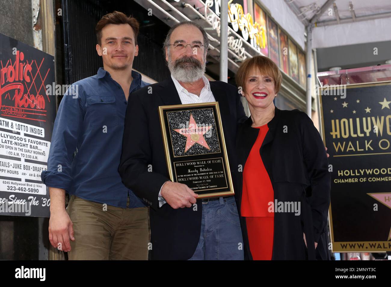 Rupert Friend, from left, Mandy Patinkin and Patti LuPone pose for a ...
