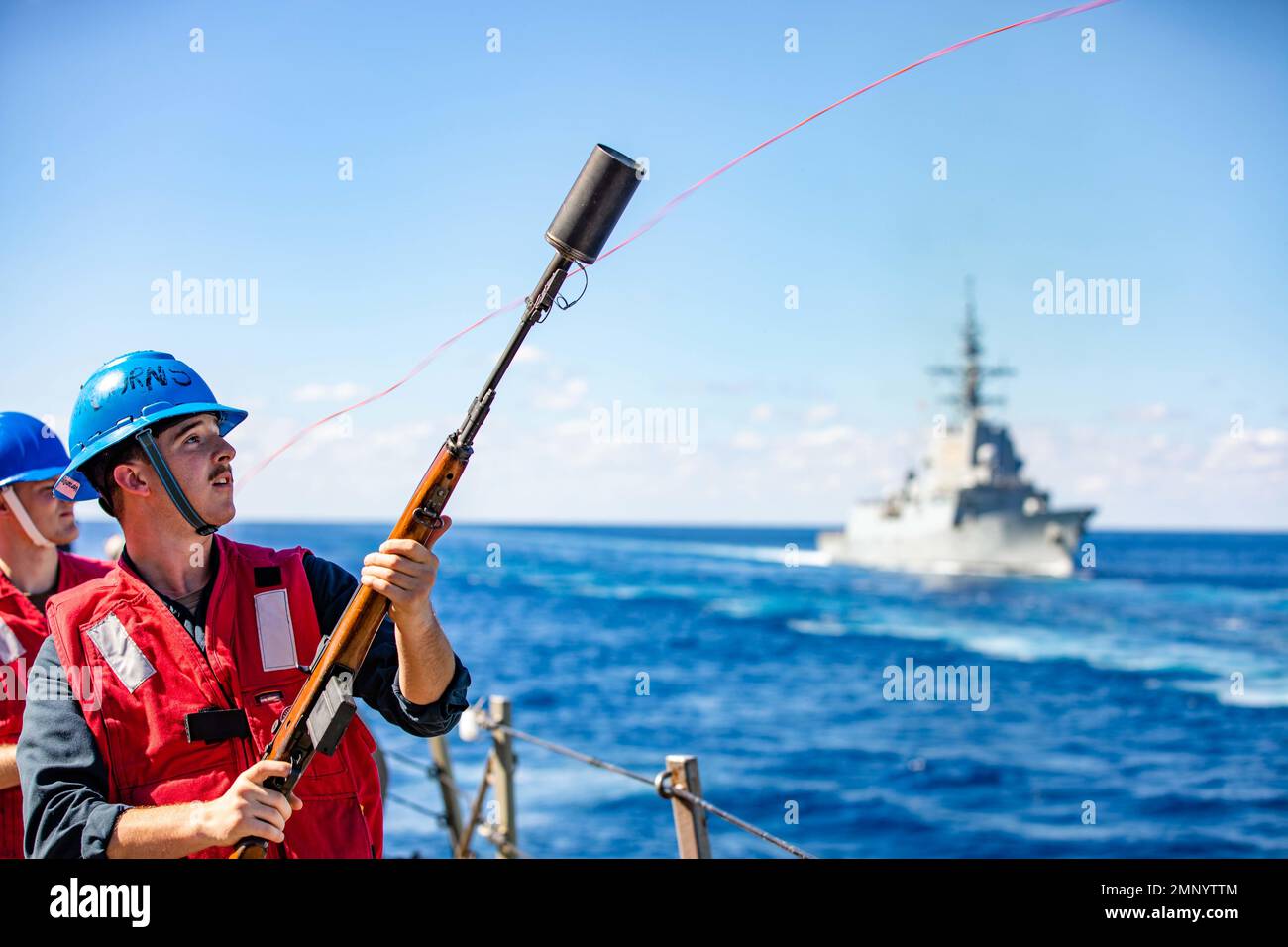 Gunner’s Mate 3rd Class Brady Burns, assigned to the Arleigh Burke ...