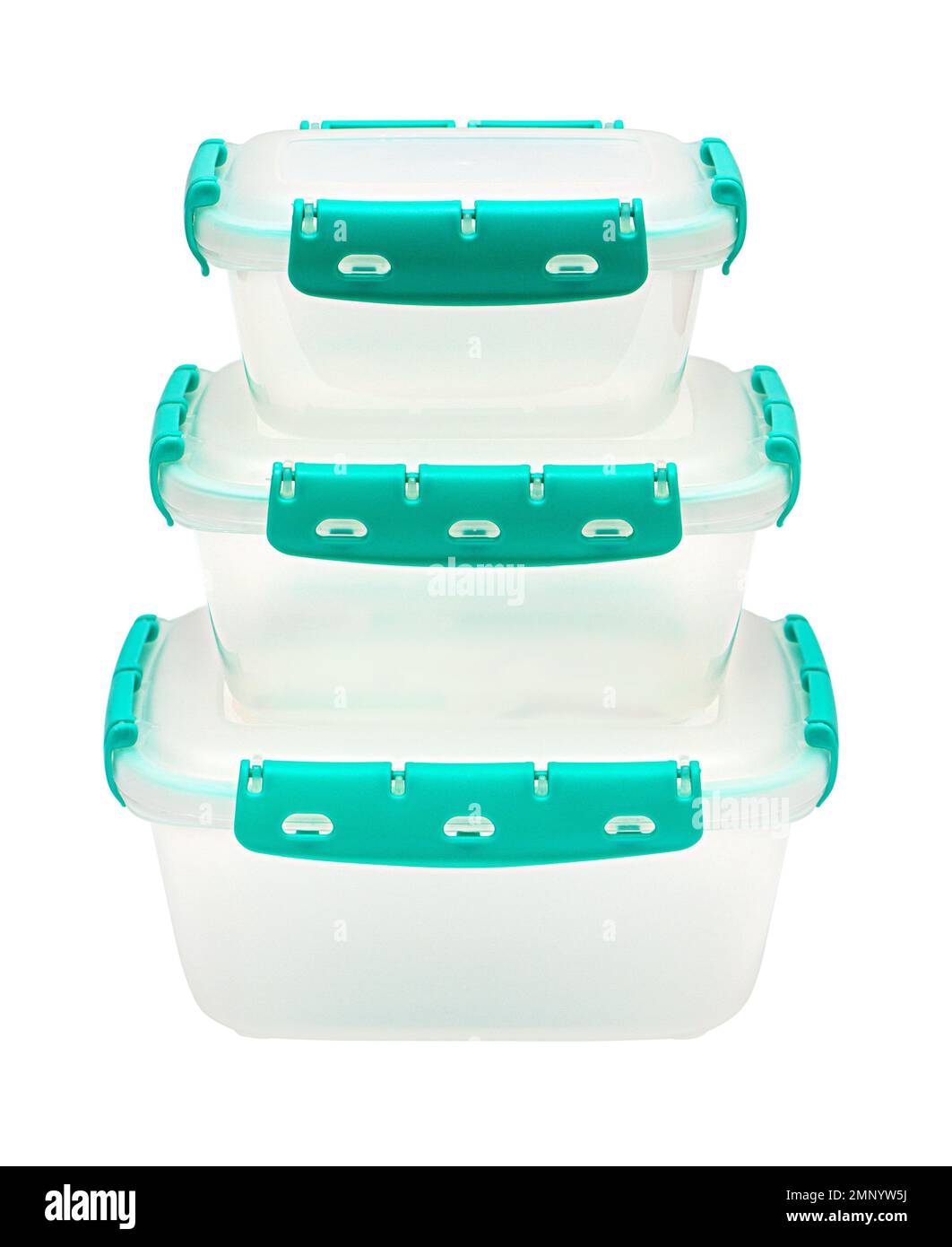 Plastic container storage box with a lid with clipping path Stock Photo ...