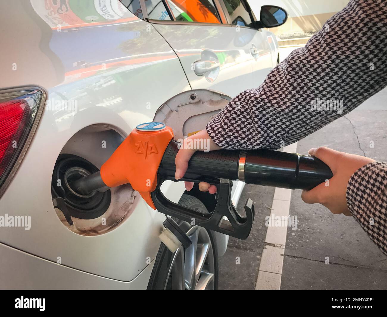 Refueling car gas station hi-res stock photography and images - Alamy