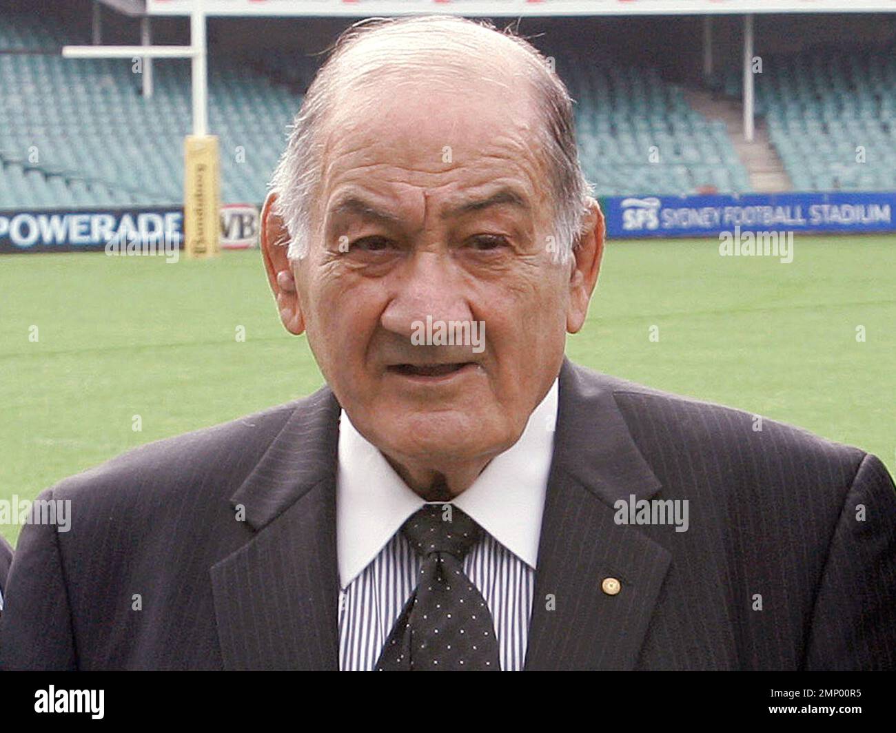 FILE - In this June 4, 2009, file photo, Sir Nicholas Shehadie poses ...