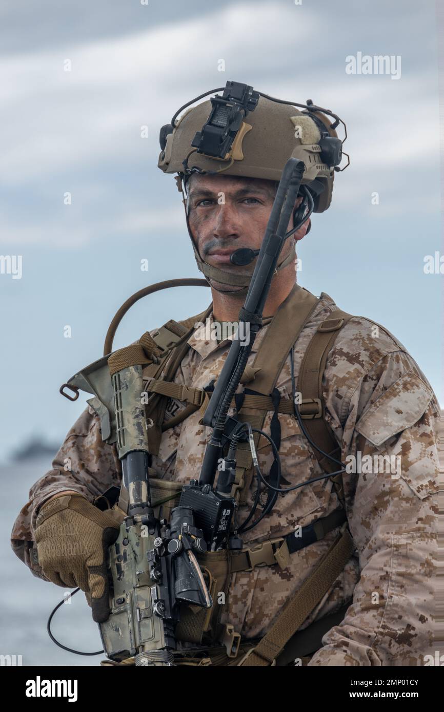 U.S. Marine Corps 1st Sgt. Joey Cruz, a first sergeant with 2d ...