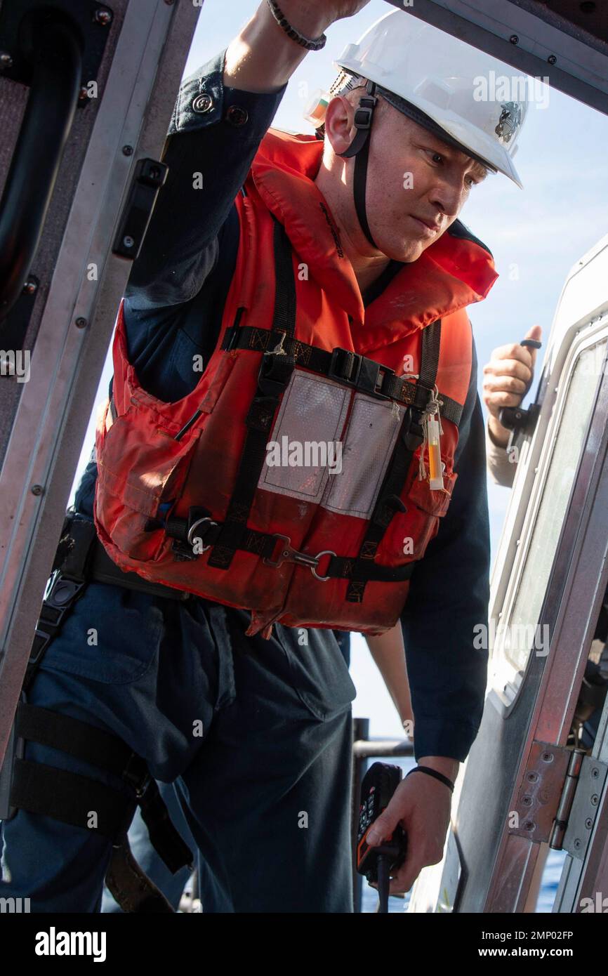 221008-N-CM110-1023 SOUTH CHINA SEA (Oct. 8, 2022) – Lt. j.g. Benjamin ...