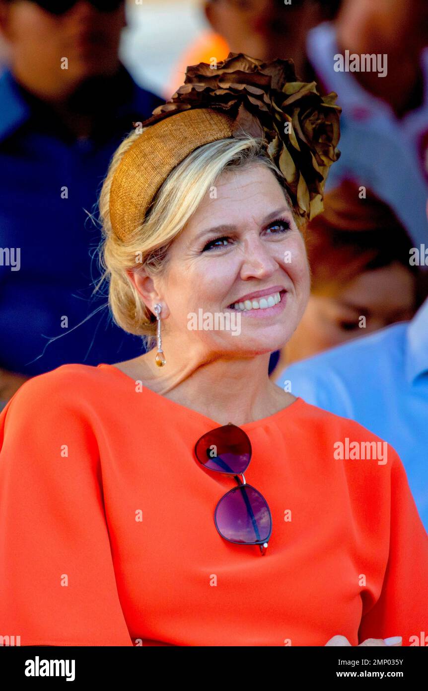 San Nicolas, Aruba. 30th Jan, 2023. Queen Maxima of The Netherlands at ...