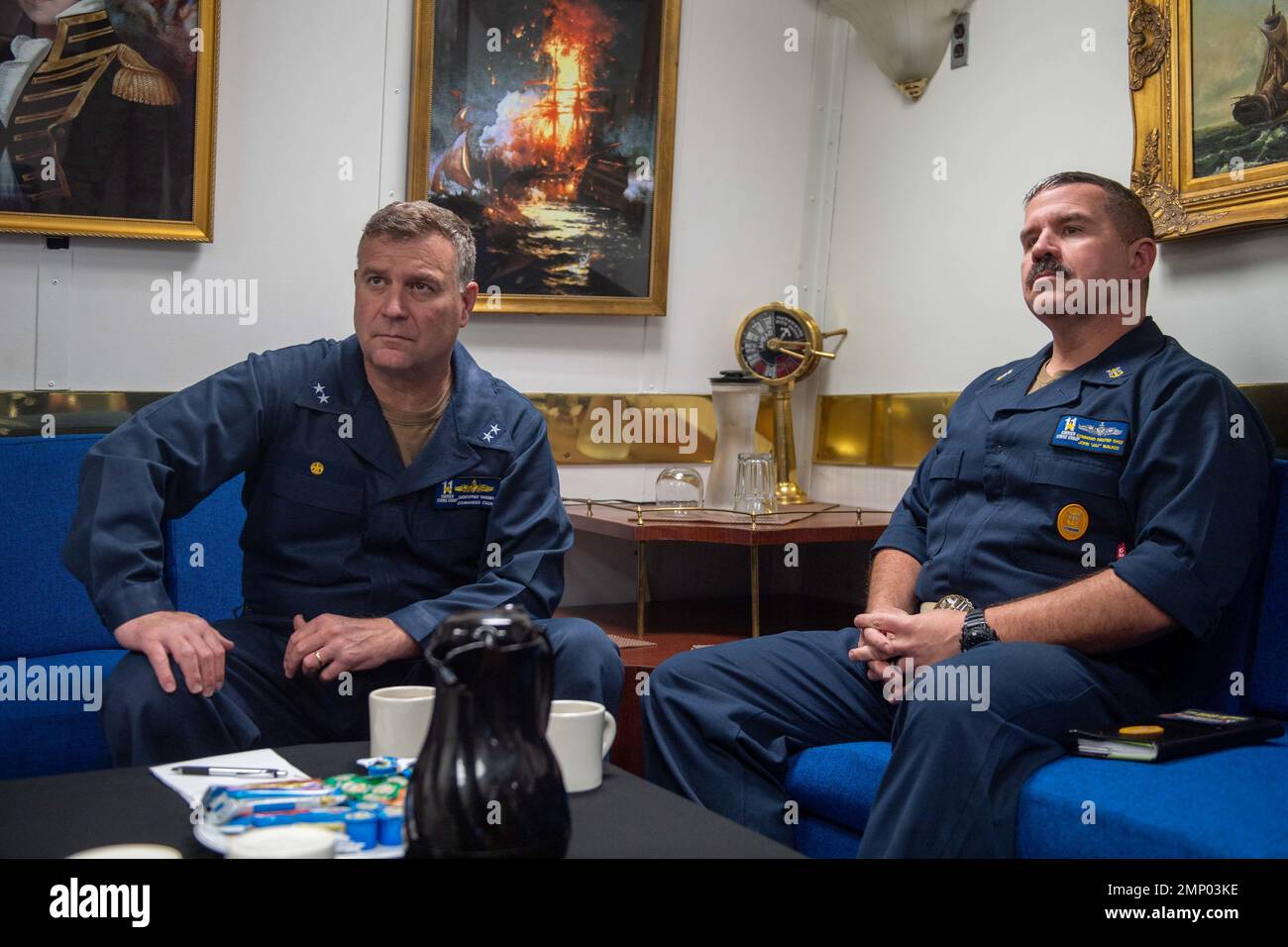 221007-N-SN516-1019 PACIFIC OCEAN (Oct. 7, 2022) U.S. Navy Rear Adm. Christopher Sweeney ...