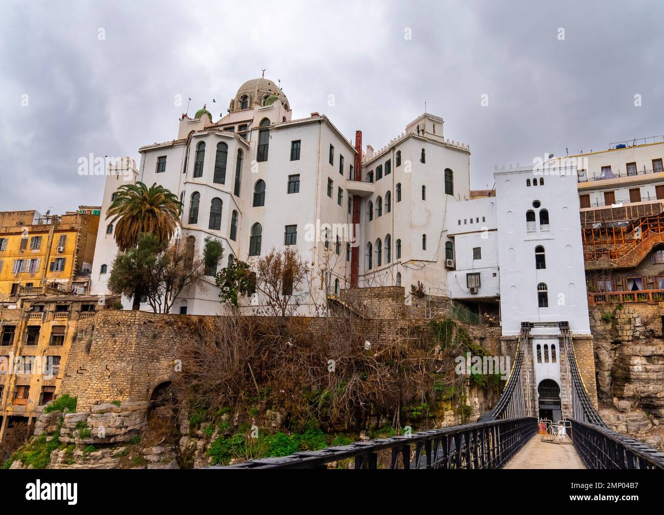 Medersa Moorish Revival building, North Africa, Constantine, Algeria ...