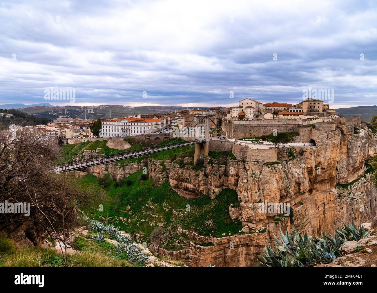 Sidi m'Cid bridge, North Africa, Constantine, Algeria Stock Photo - Alamy