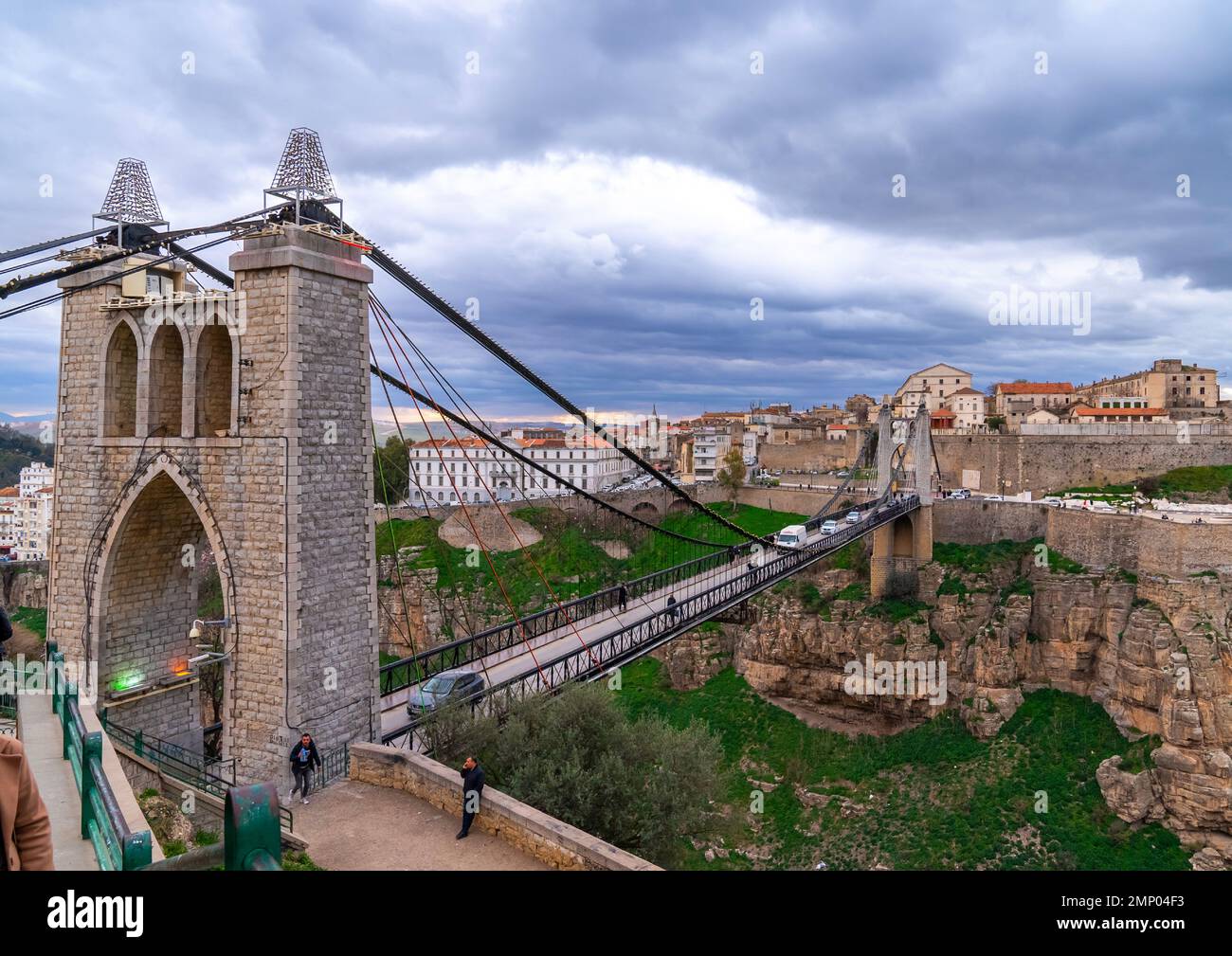 Sidi m'Cid bridge, North Africa, Constantine, Algeria Stock Photo - Alamy