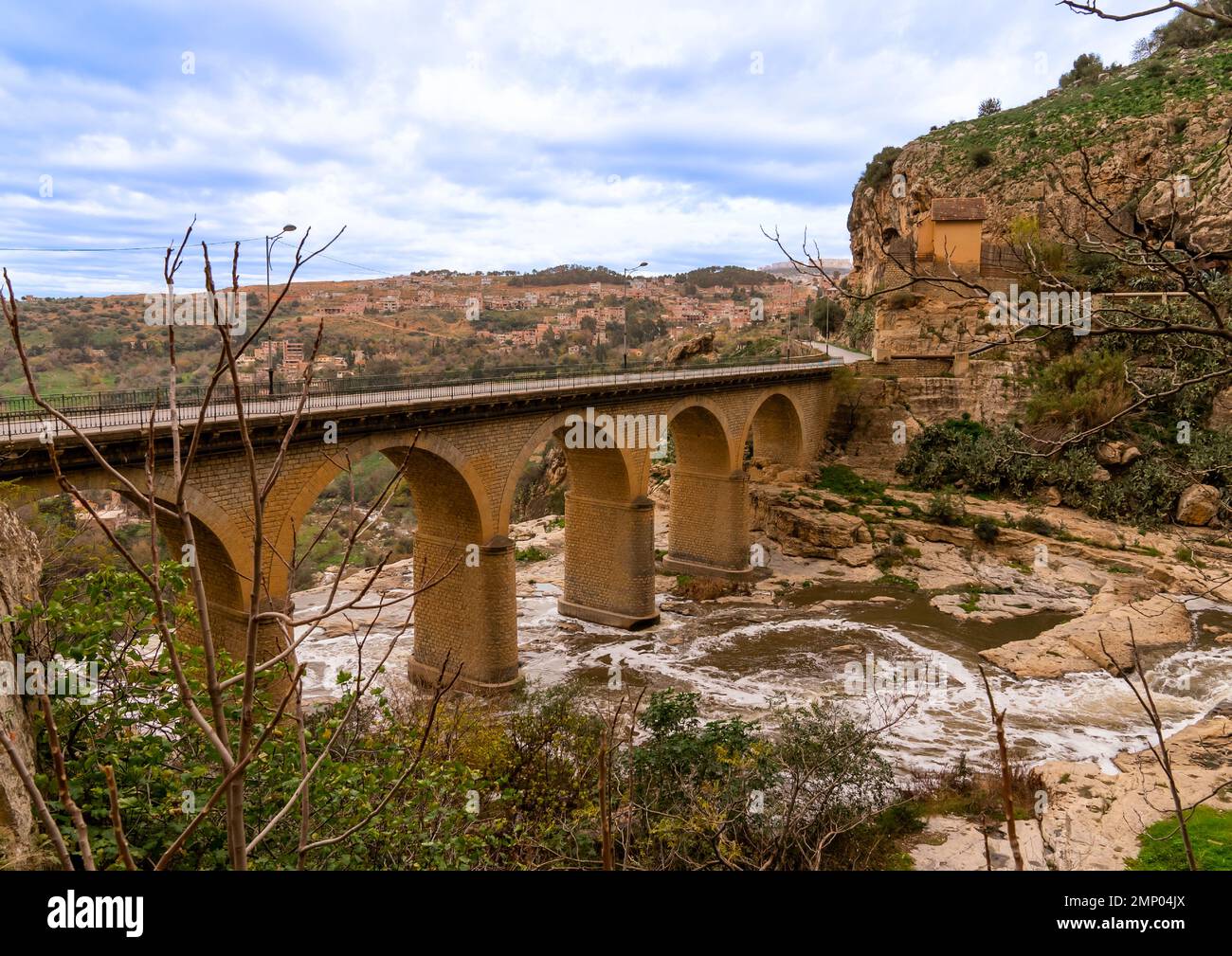The Falls Bridge, North Africa, Constantine, Algeria Stock Photo - Alamy