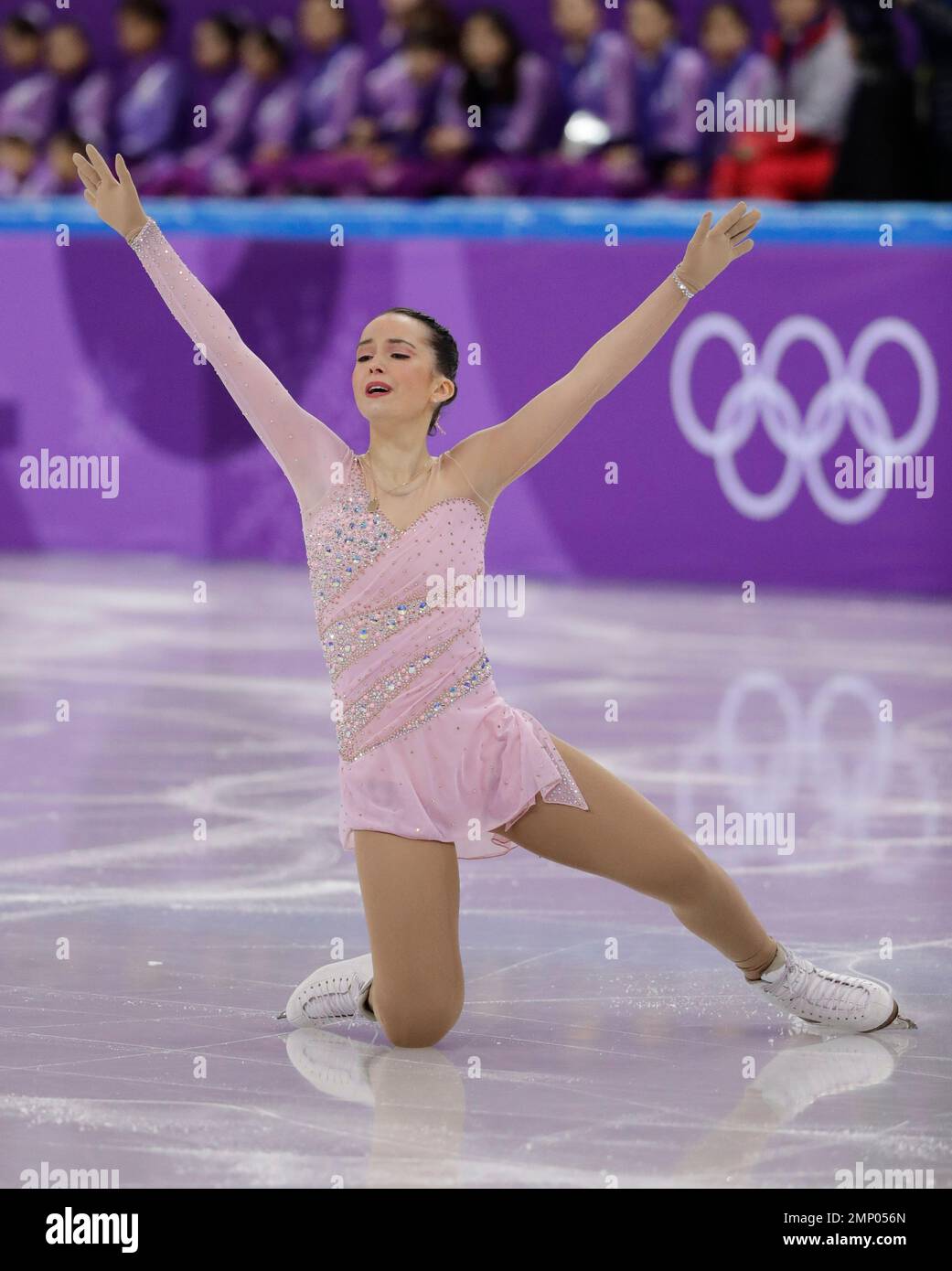Aimee Buchanan, of Israel performs during the ladies single figure ...