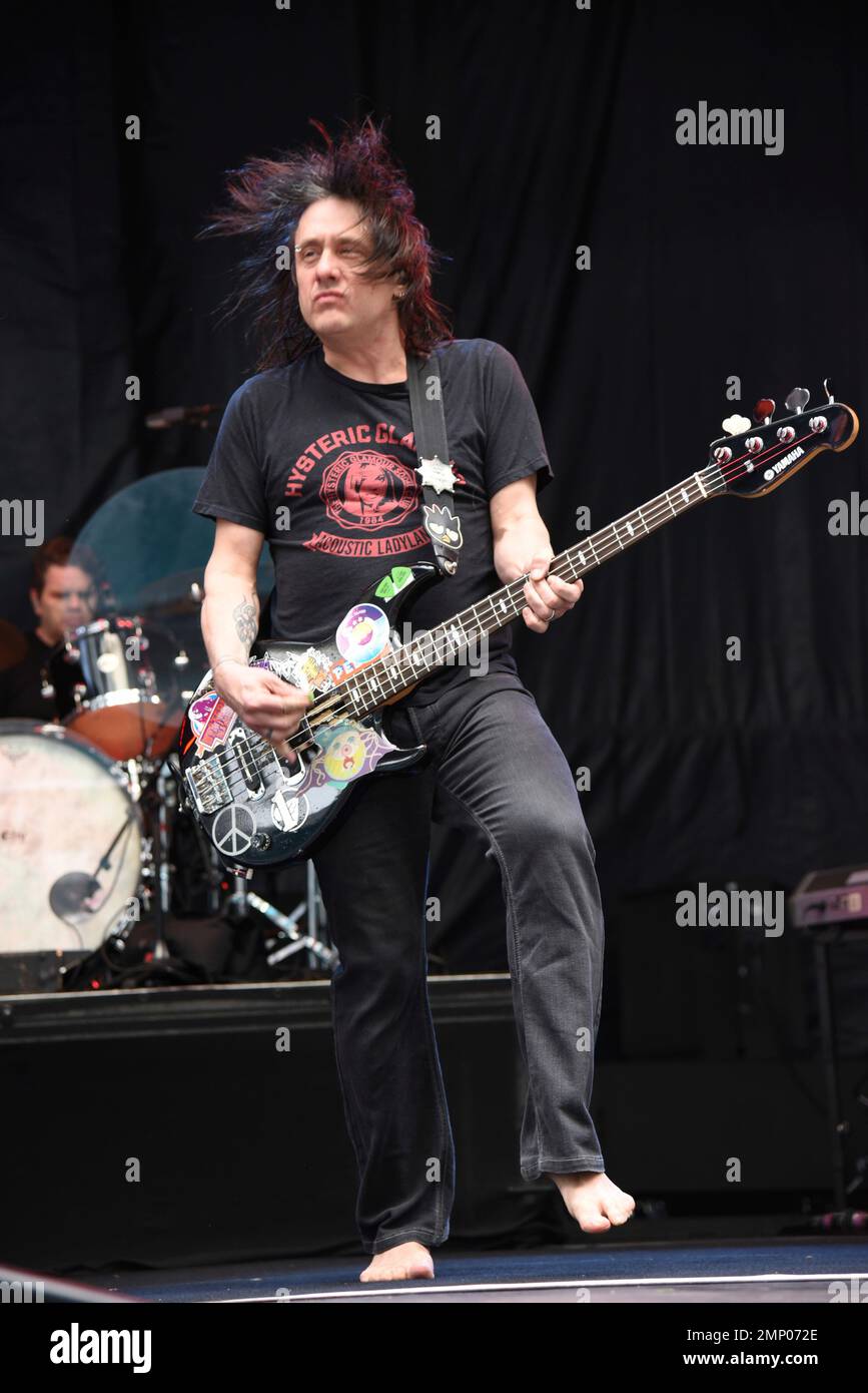 Robby Takac of The Goo Goo Dolls performs at the Dolphins Cancer ...