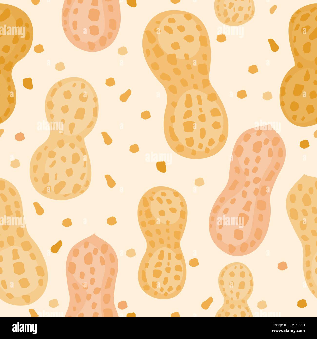 Peanuts background. Seamless pattern. Vector illustration Stock Vector ...