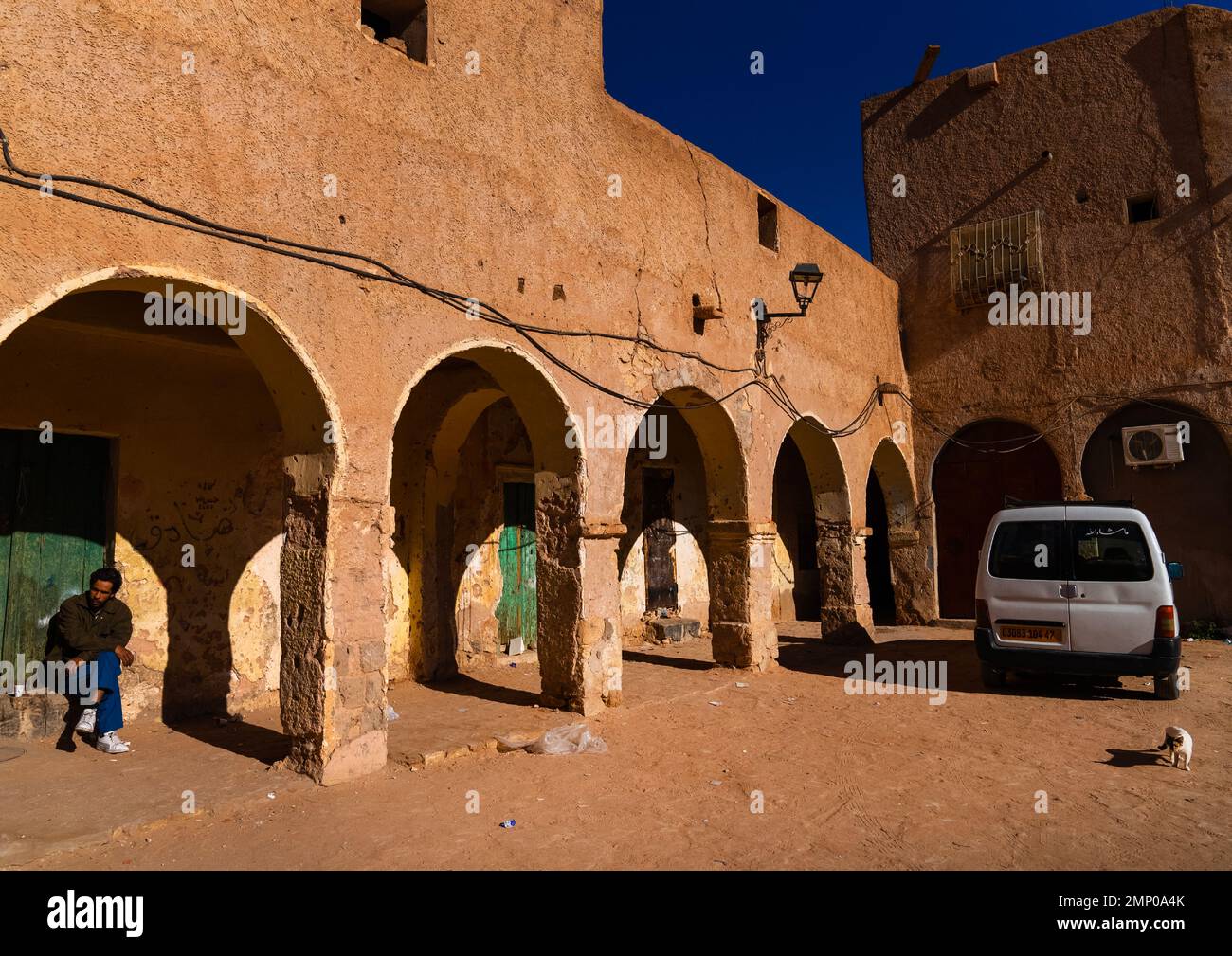 Market place in a Ksar, North Africa, Metlili, Algeria Stock Photo - Alamy
