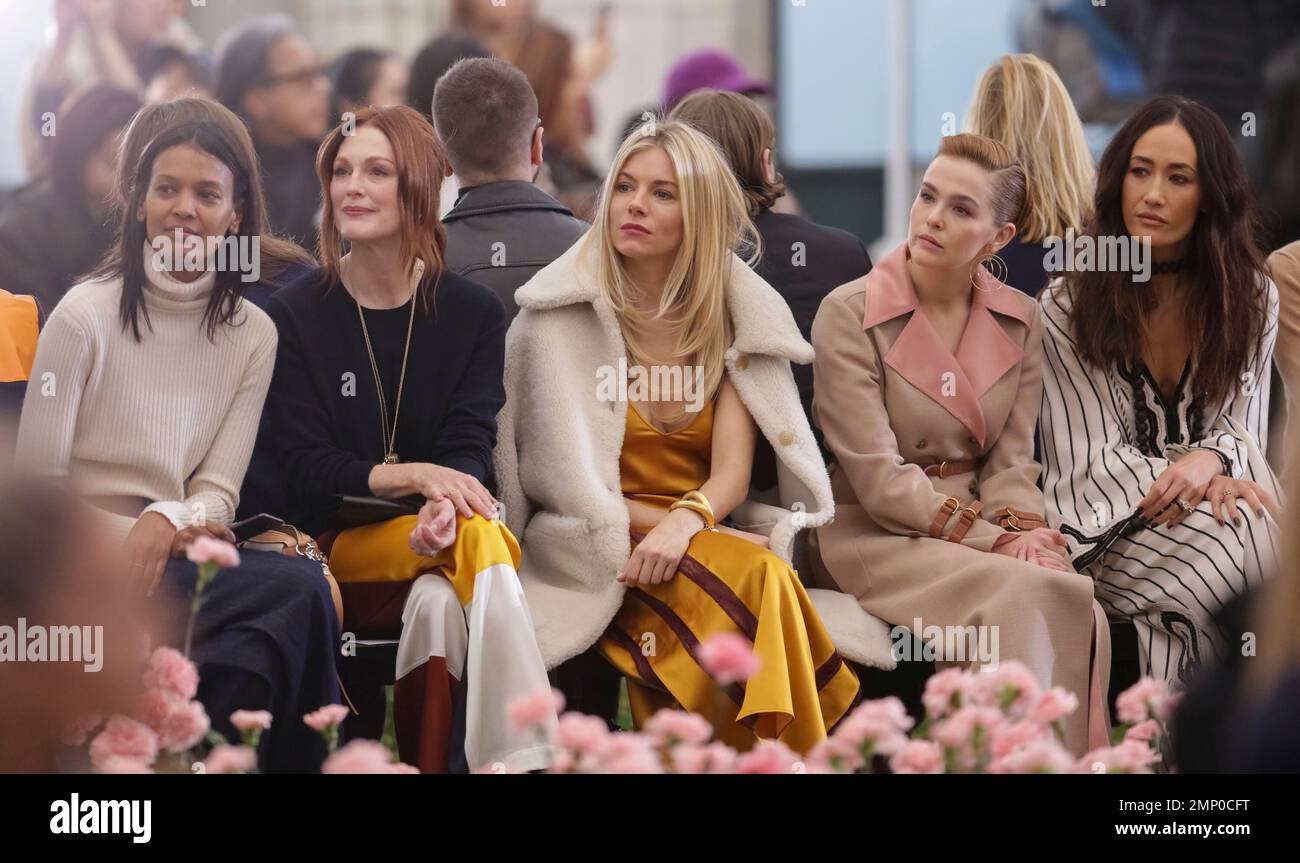 Liya Kebebe, from left, Julianne Moore, Sienna Miller, Zoey Deutch and ...