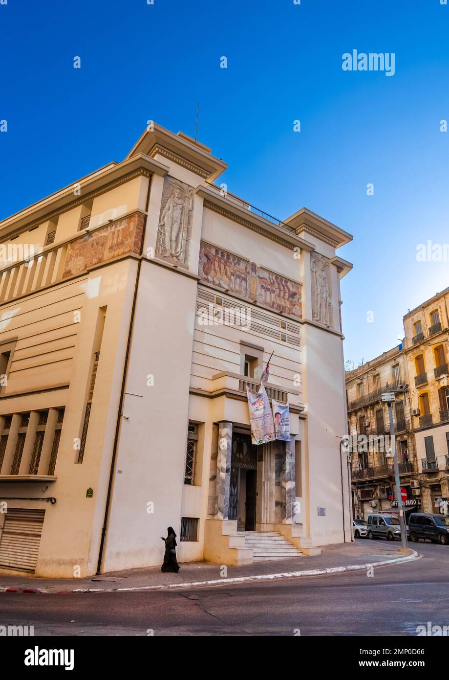 Old colonial french building, North Africa, Oran, Algeria Stock Photo ...