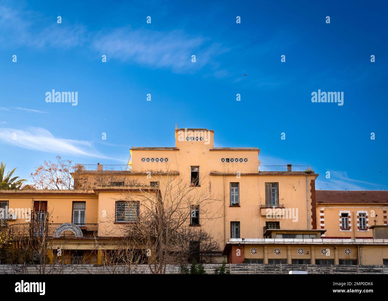 Lycee Pasteur old french colonial building, North Africa, Oran, Algeria ...