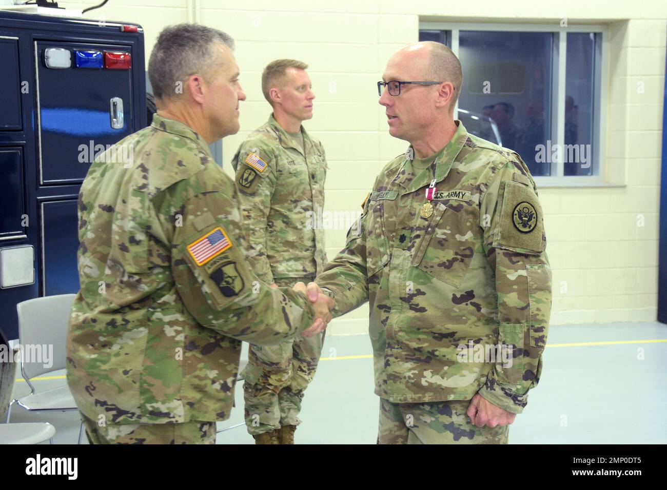 Col. Jade Beehler, commander of the Wisconsin Army National Guard’s ...