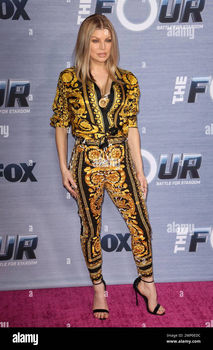 Fergie arrives at the Season Finale Viewing Party of "The Four: Battle ...