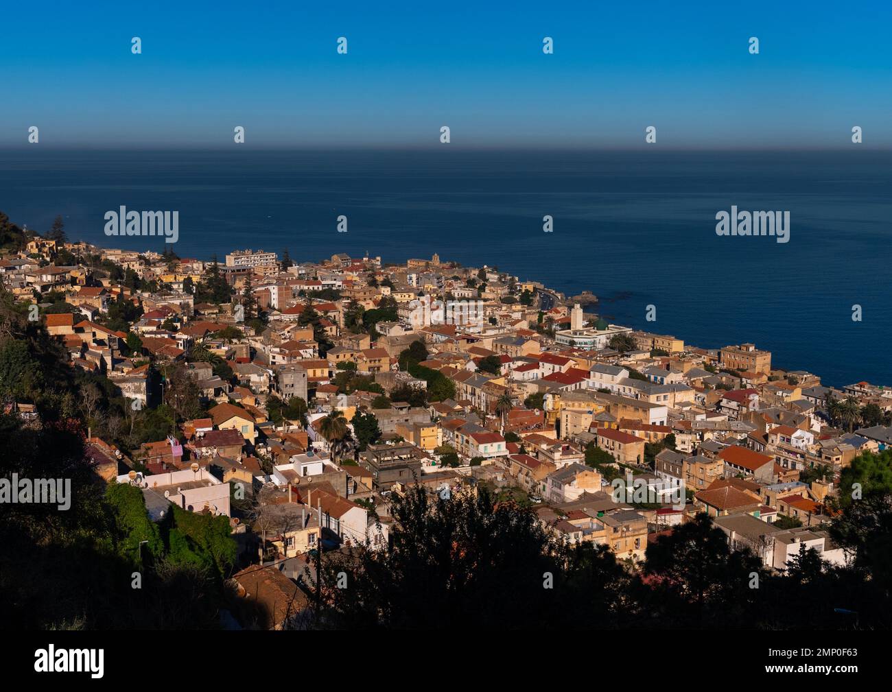 Old houses on the coast, North Africa, Algiers, Algeria Stock Photo - Alamy