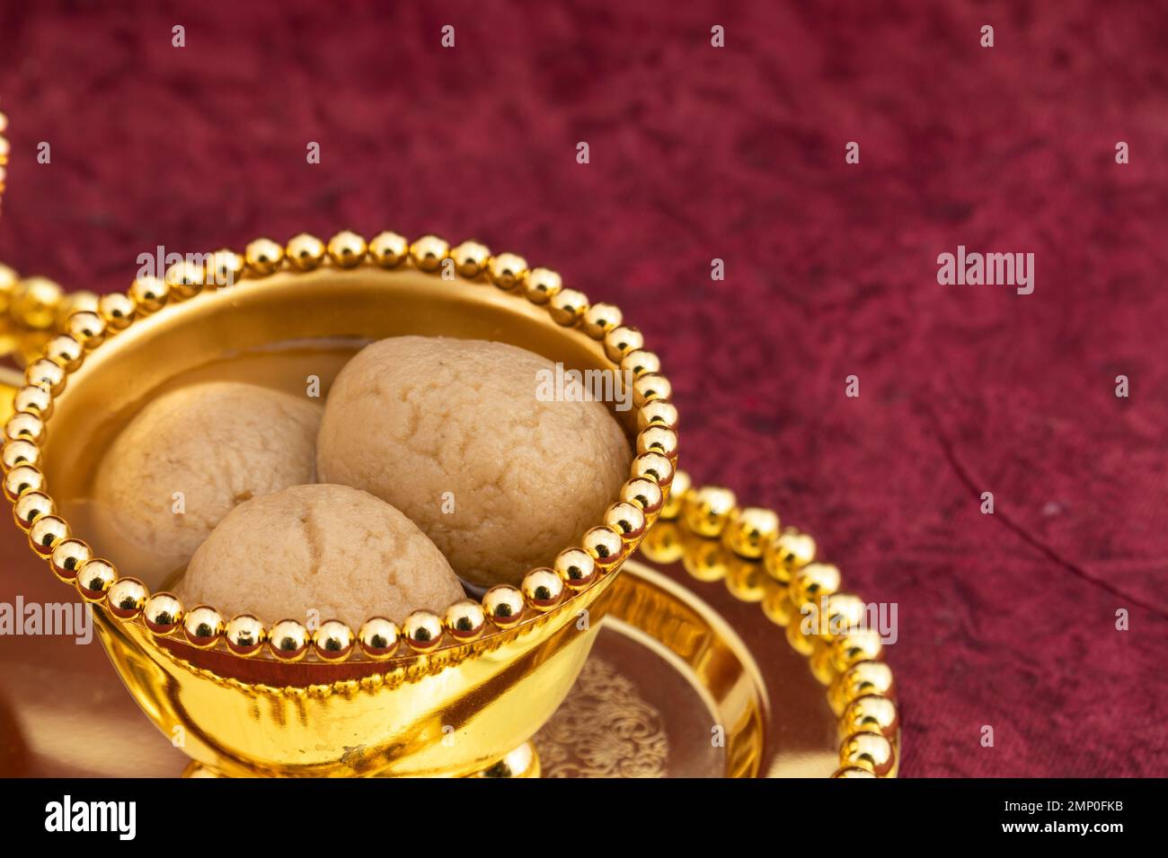 Indian Mithai Gurer Rosogolla Also Called Rasgulla, Rasagola, Rosgola ...