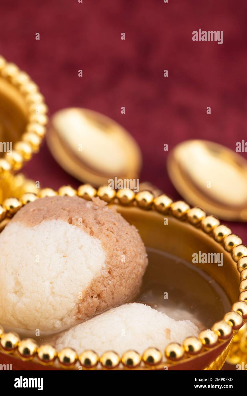 Indian Mithai Chocolate Rasgulla Also Called Choco Gulla, Rasagola ...