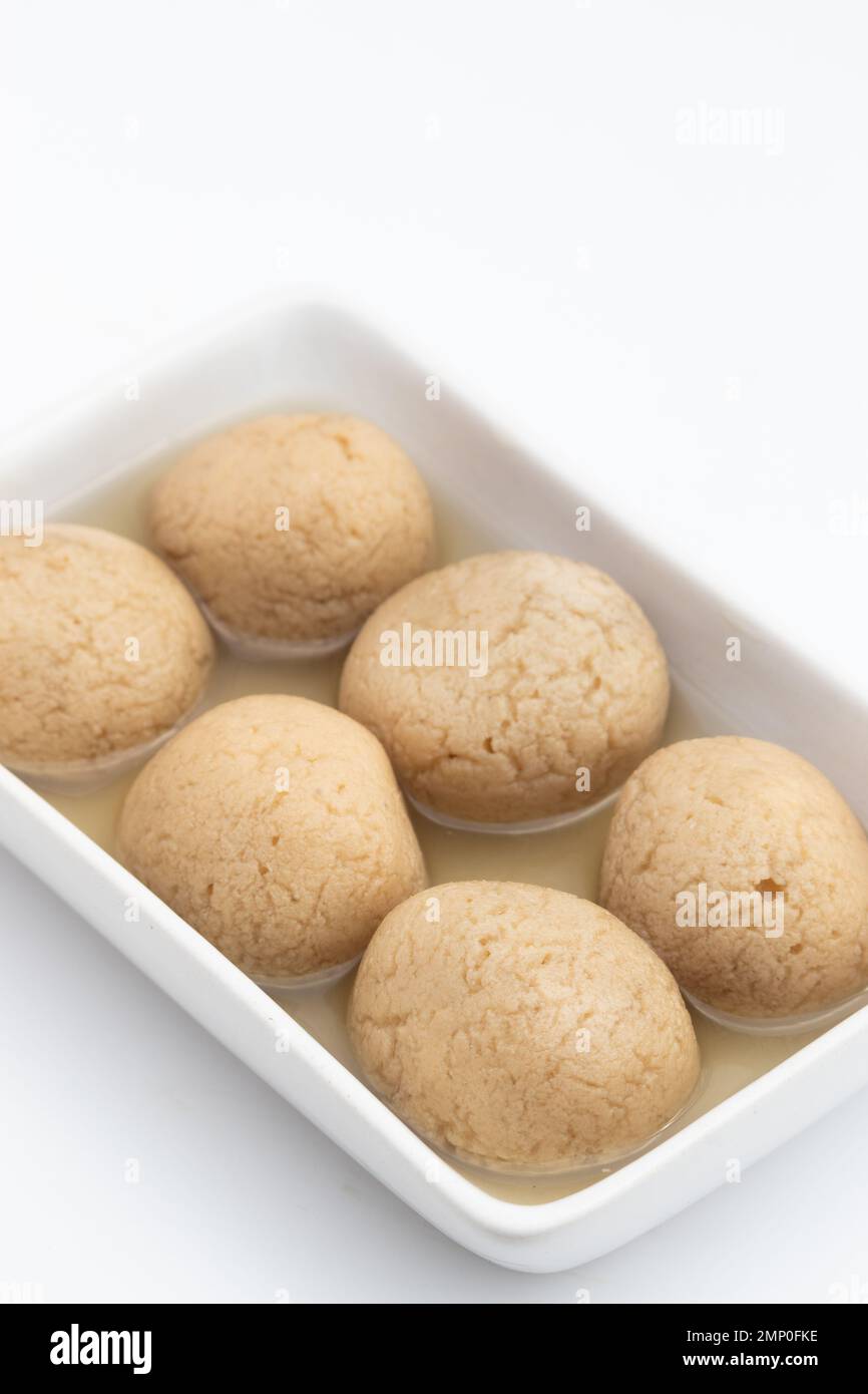 Indian Mithai Gurer Rosogolla Also Called Rasgulla, Rasagola, Rosgola ...