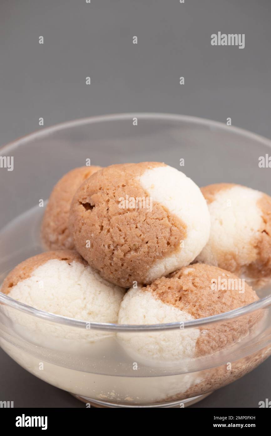 Indian Mithai Chocolate Rasgulla Also Called Choco Gulla, Rasagola ...