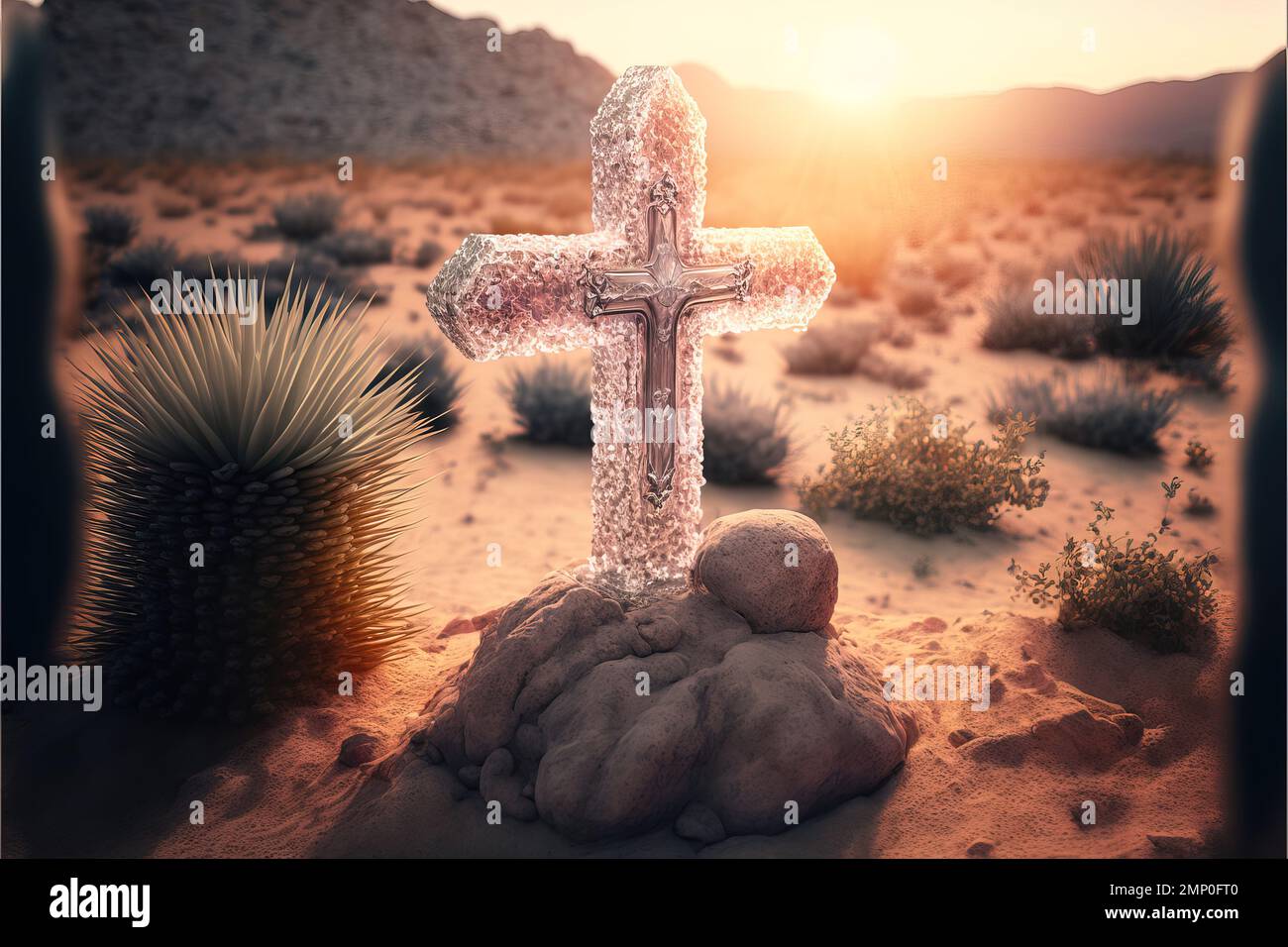 Jesus christ cross symbol for easter day hi-res stock photography and ...