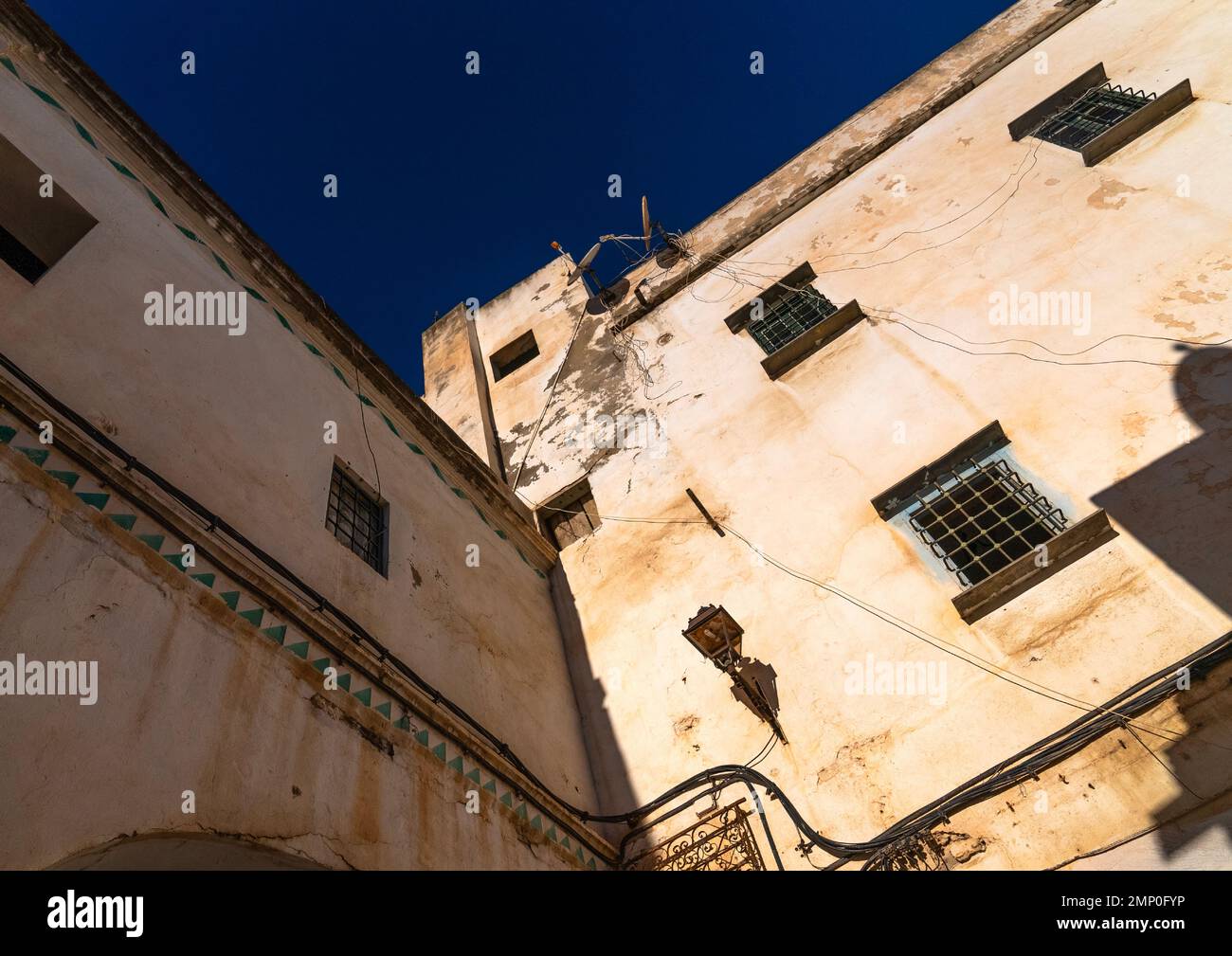 Old buildings in the Casbah, North Africa, Algiers, Algeria Stock Photo ...