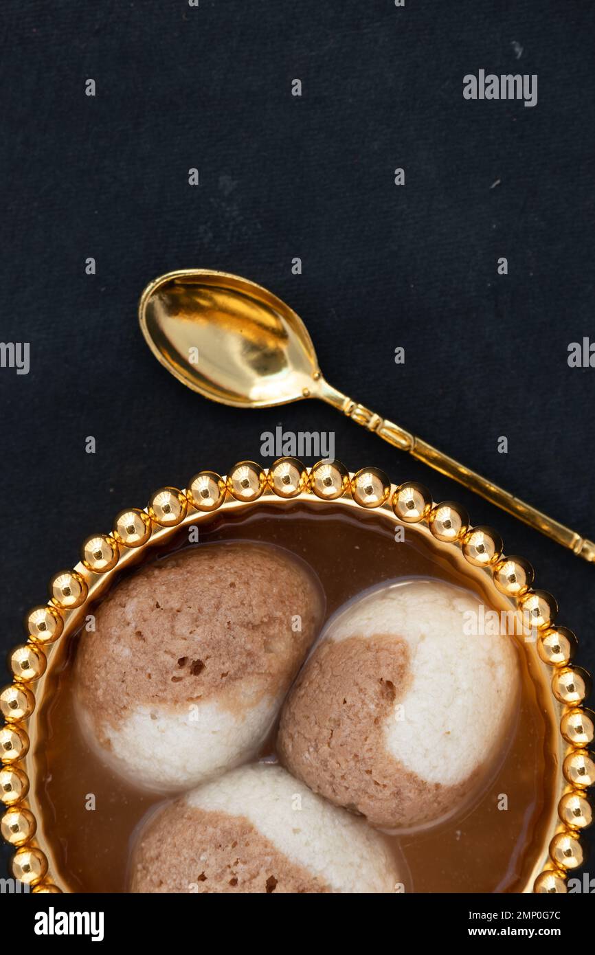 Indian Mithai Chocolate Rasgulla Also Called Choco Gulla, Rasagola ...