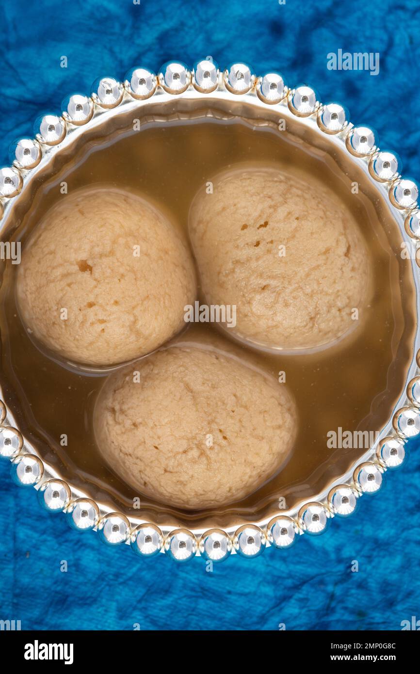 Indian Mithai Gurer Rosogolla Also Called Rasgulla, Rasagola, Rosgola ...