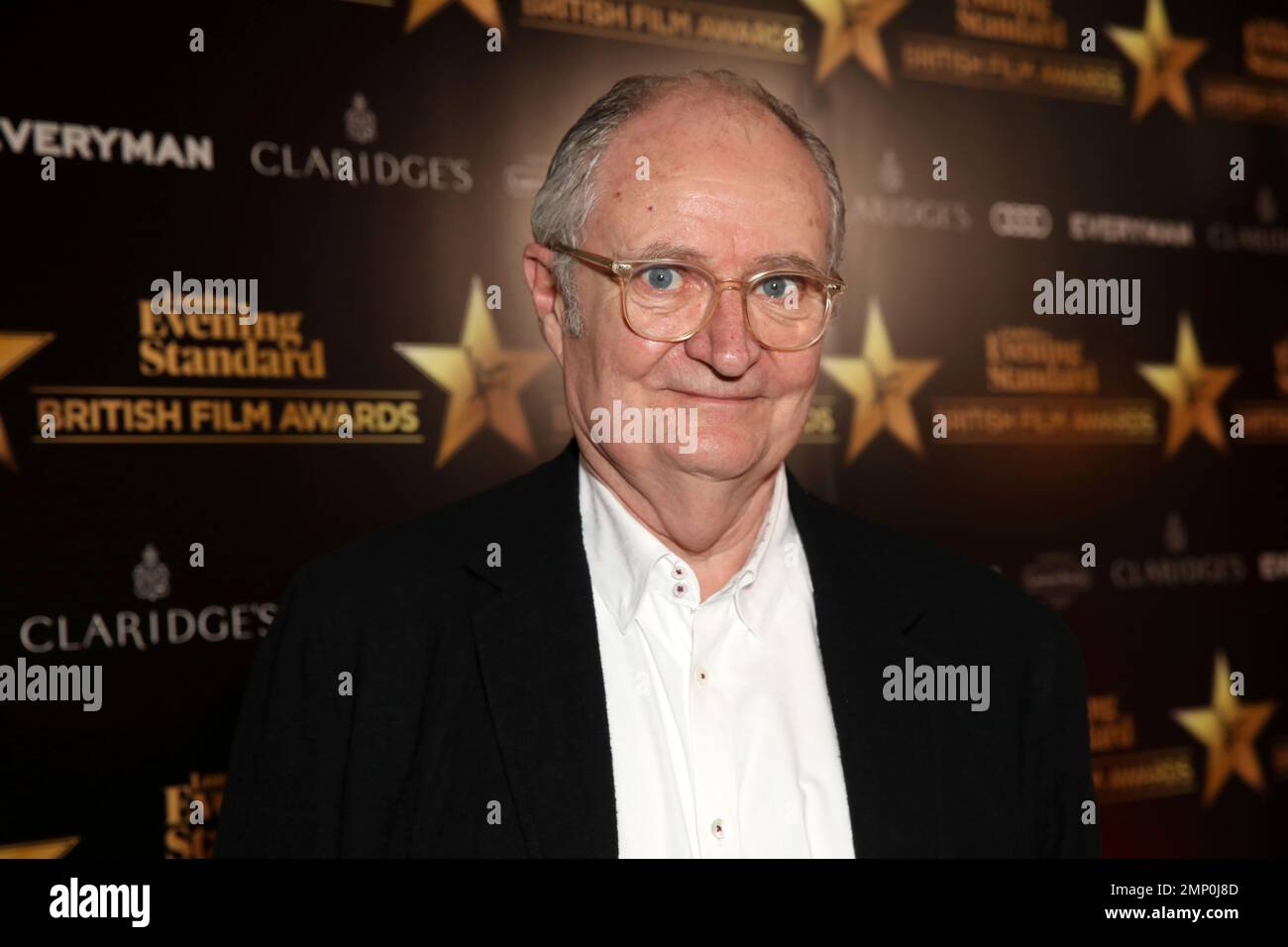 Actor Jim Broadbent poses for photographers on arrival at The Evening ...