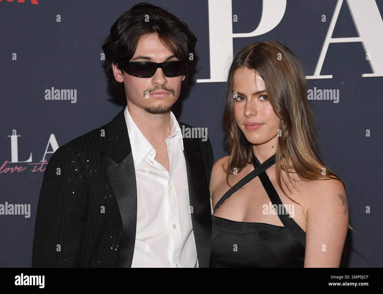 Los Angeles, USA. 30th Jan, 2023. (L-R) Dylan Jagger Lee and Paula ...