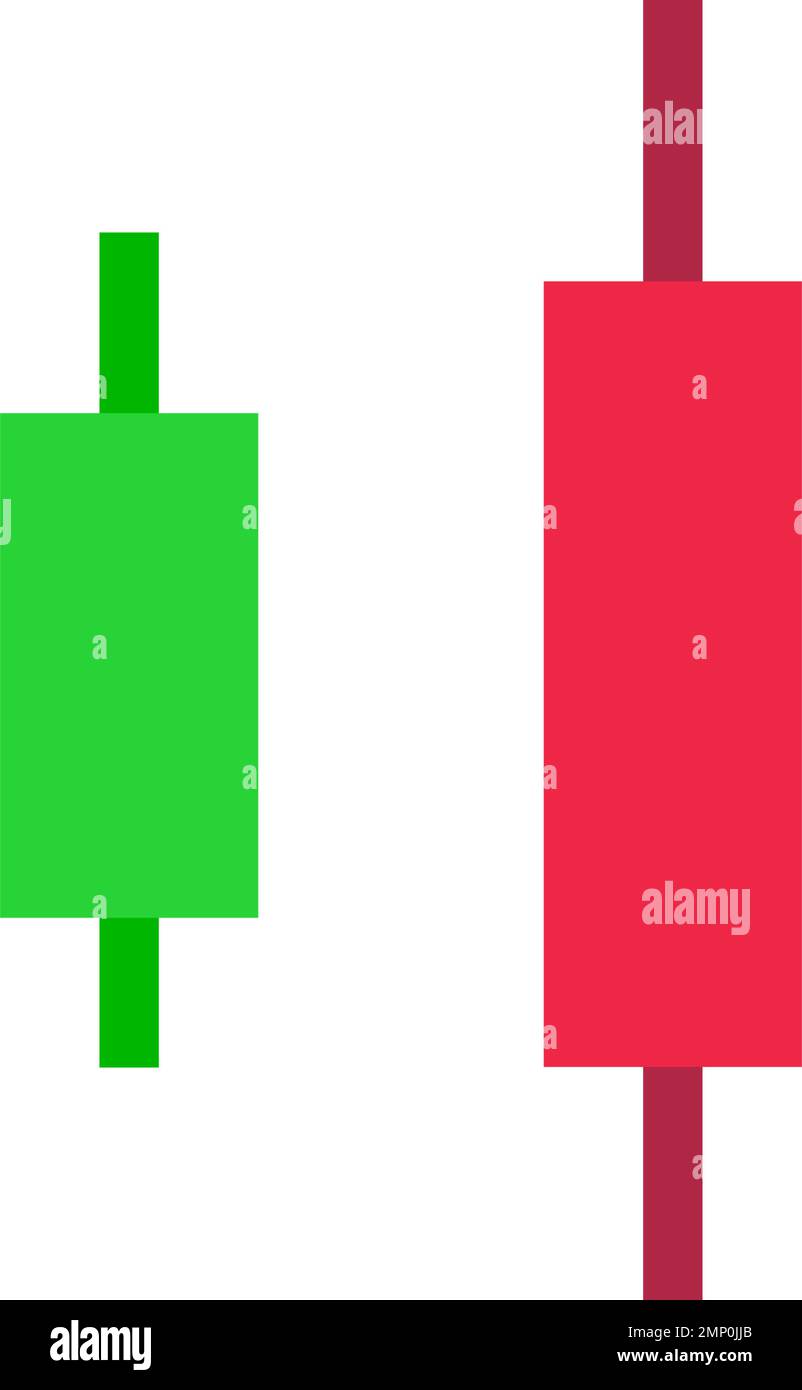 Candlestick icon. Stock and Forex. Editable vector Stock Vector Image ...