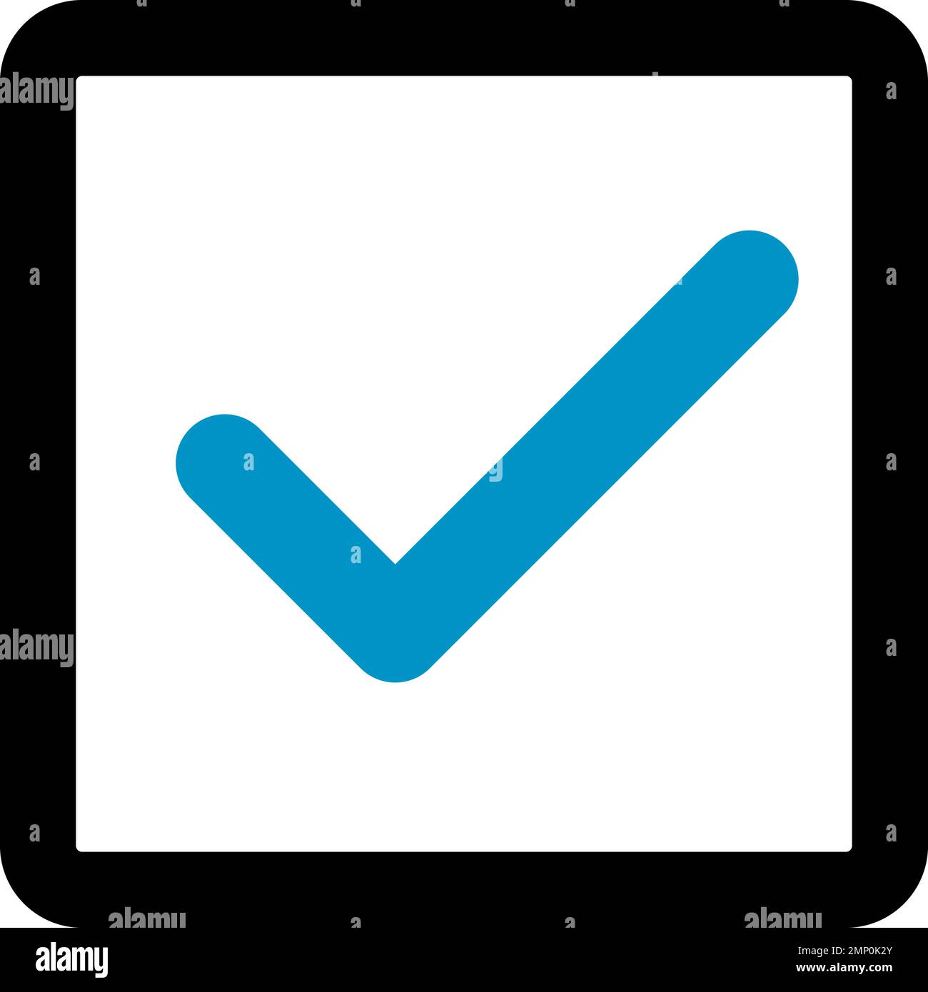 Blue checkbox hi-res stock photography and images - Alamy