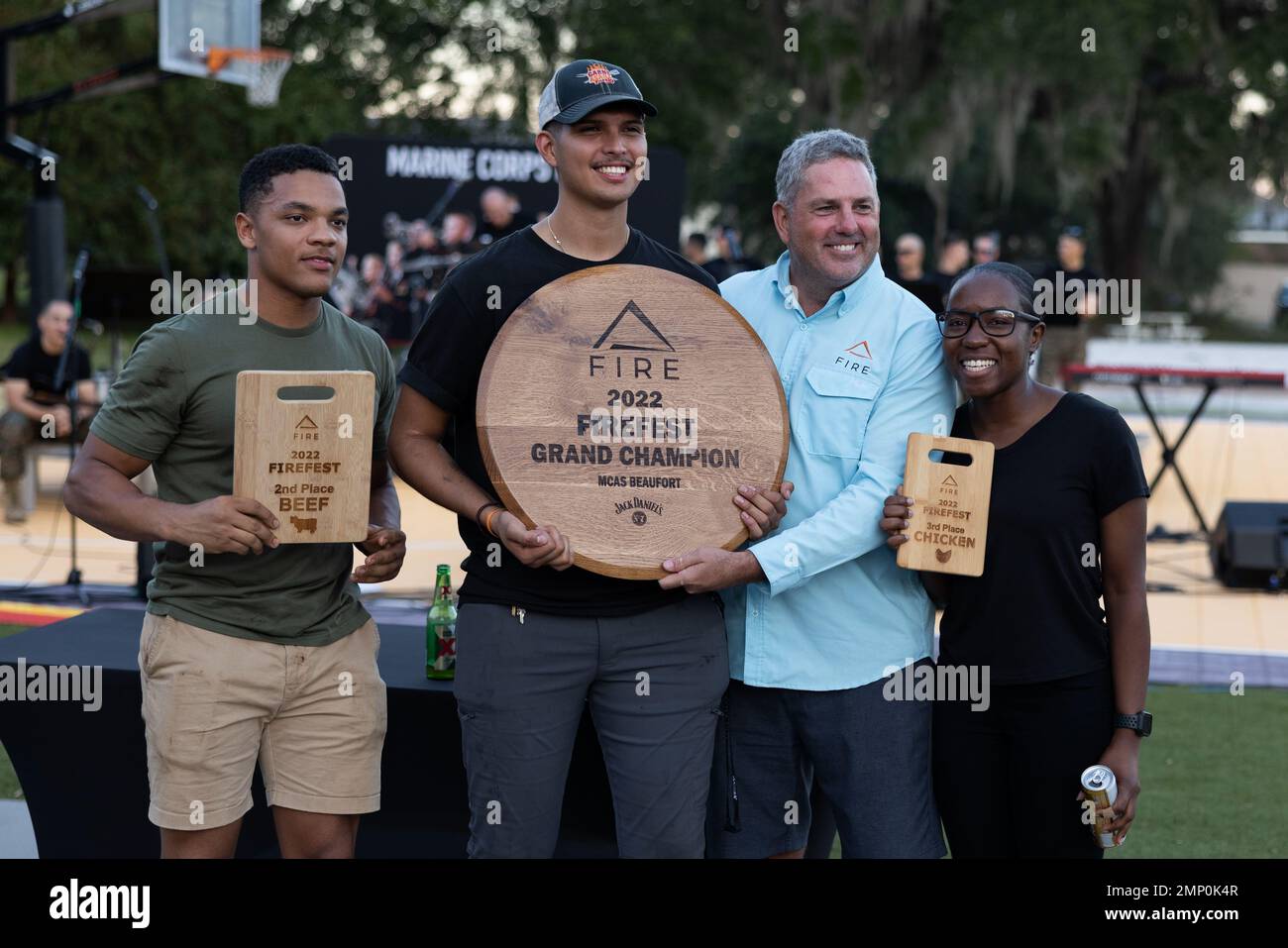 U.S. Marines with Headquarters and Service Battalion, Marine Corps ...